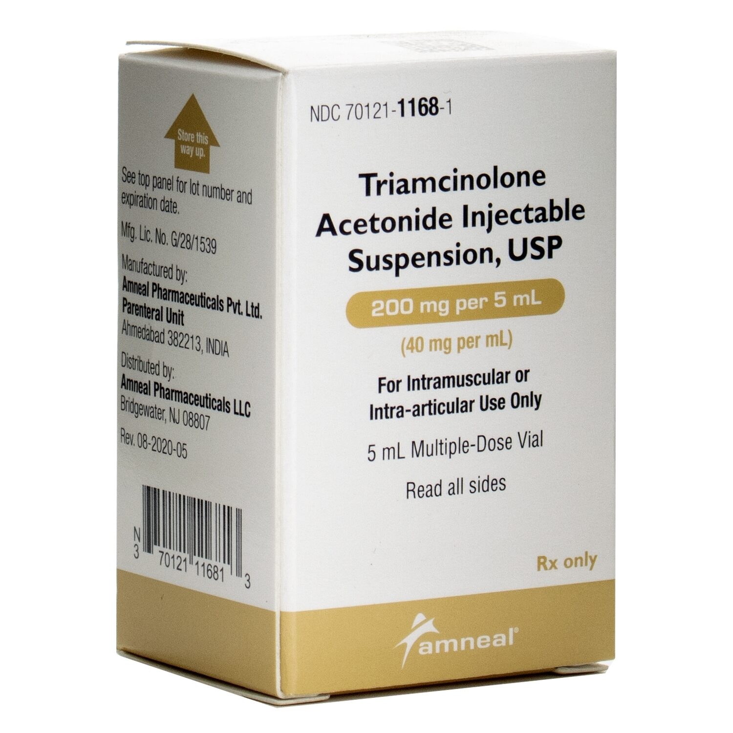Triamcinolone Acetonide (Kenalog) 40mg/mL Injection | McGuff