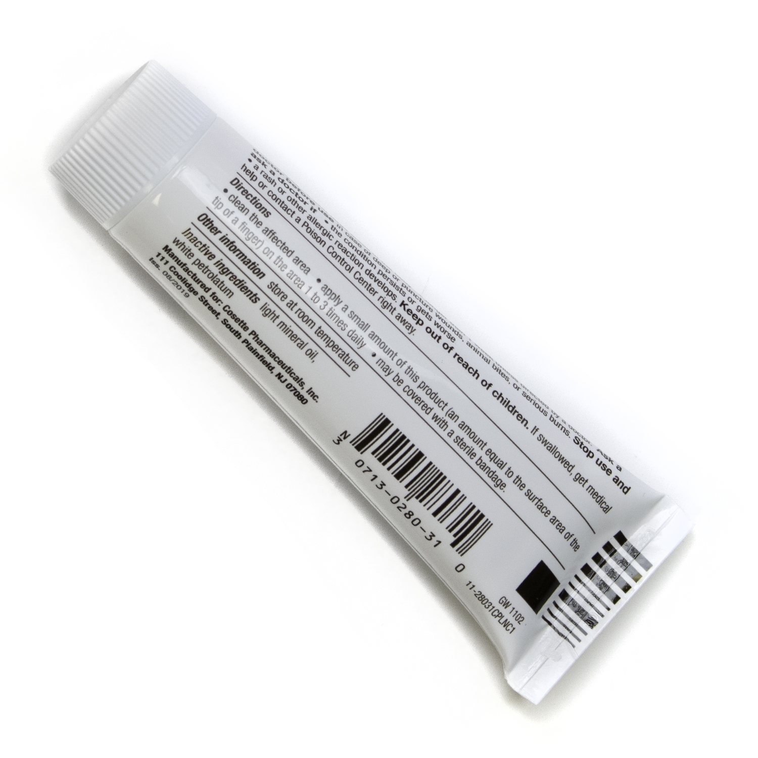 G & W First Aid Antibiotic Bacitracin Ointment 1 oz | McGuff