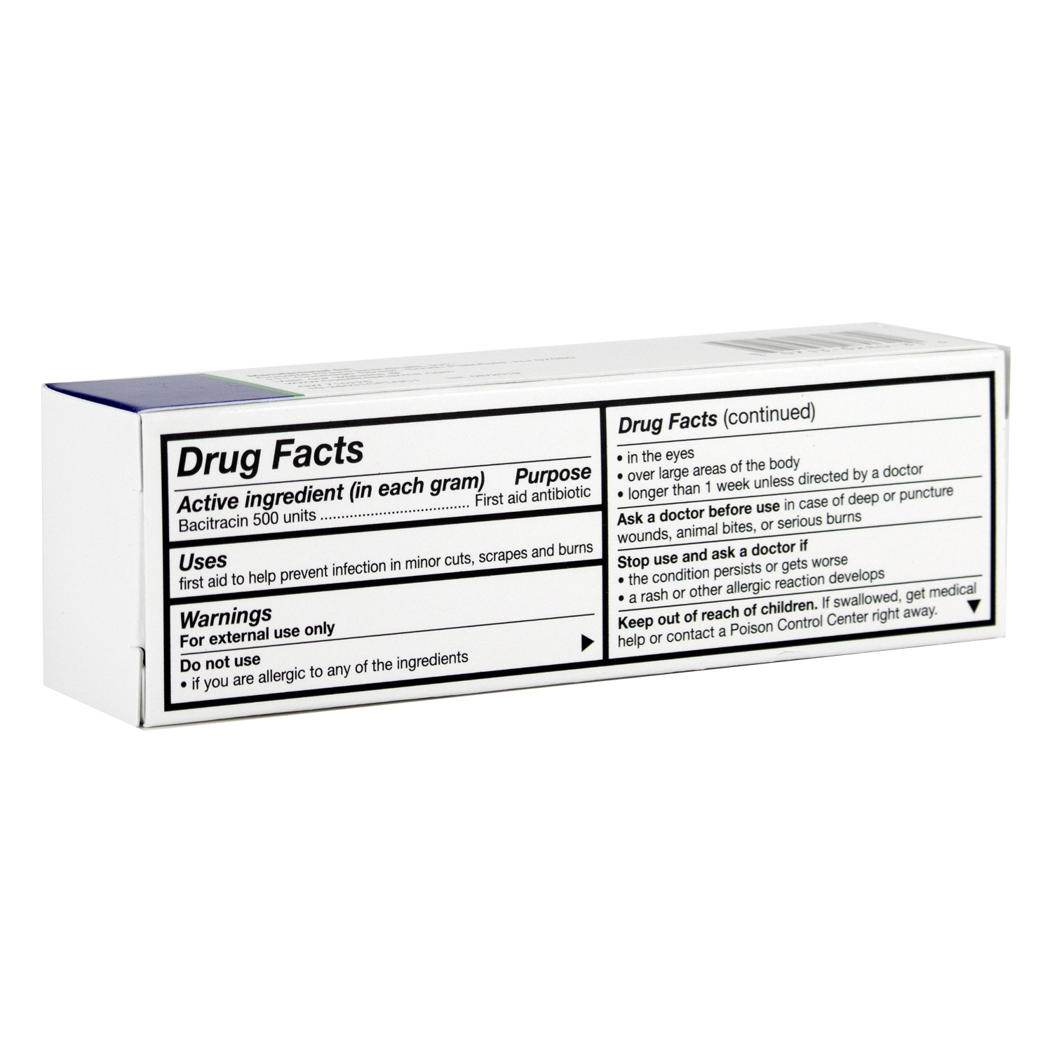 G & W First Aid Antibiotic Bacitracin Ointment 1 oz | McGuff