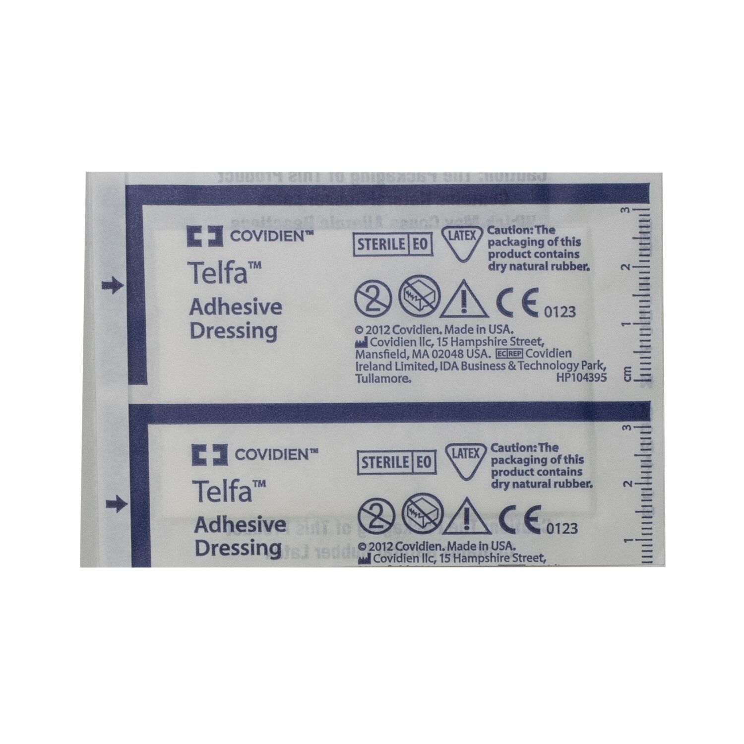 Pads, Telfa™ with Adhesive, 2" x 3", 100/Box | McGuff