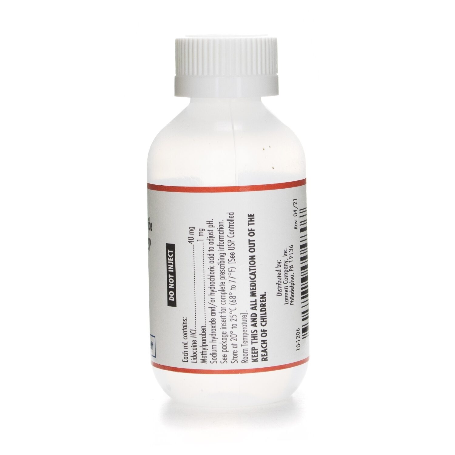 Lidocaine 4%, Topical, Oral Solution, 50mL Bottle | McGuff