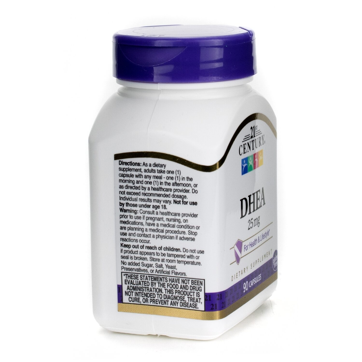 DHEA 25 mg Capsules, 90 Count | McGuff