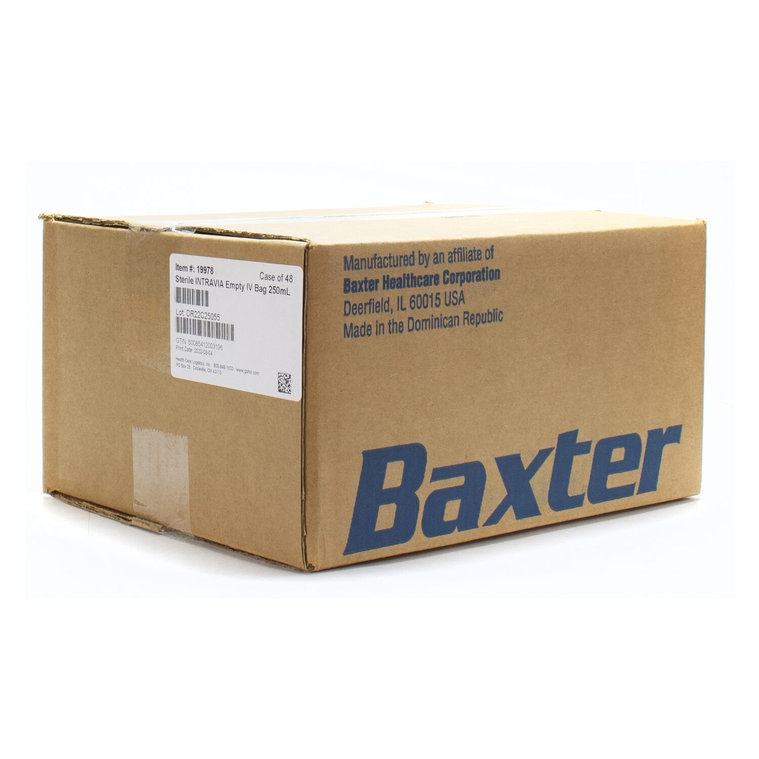 INTRAVIA™ Empty IV Container 250 mL Bag, Sterile, DEHP-free, 2-PVC ...