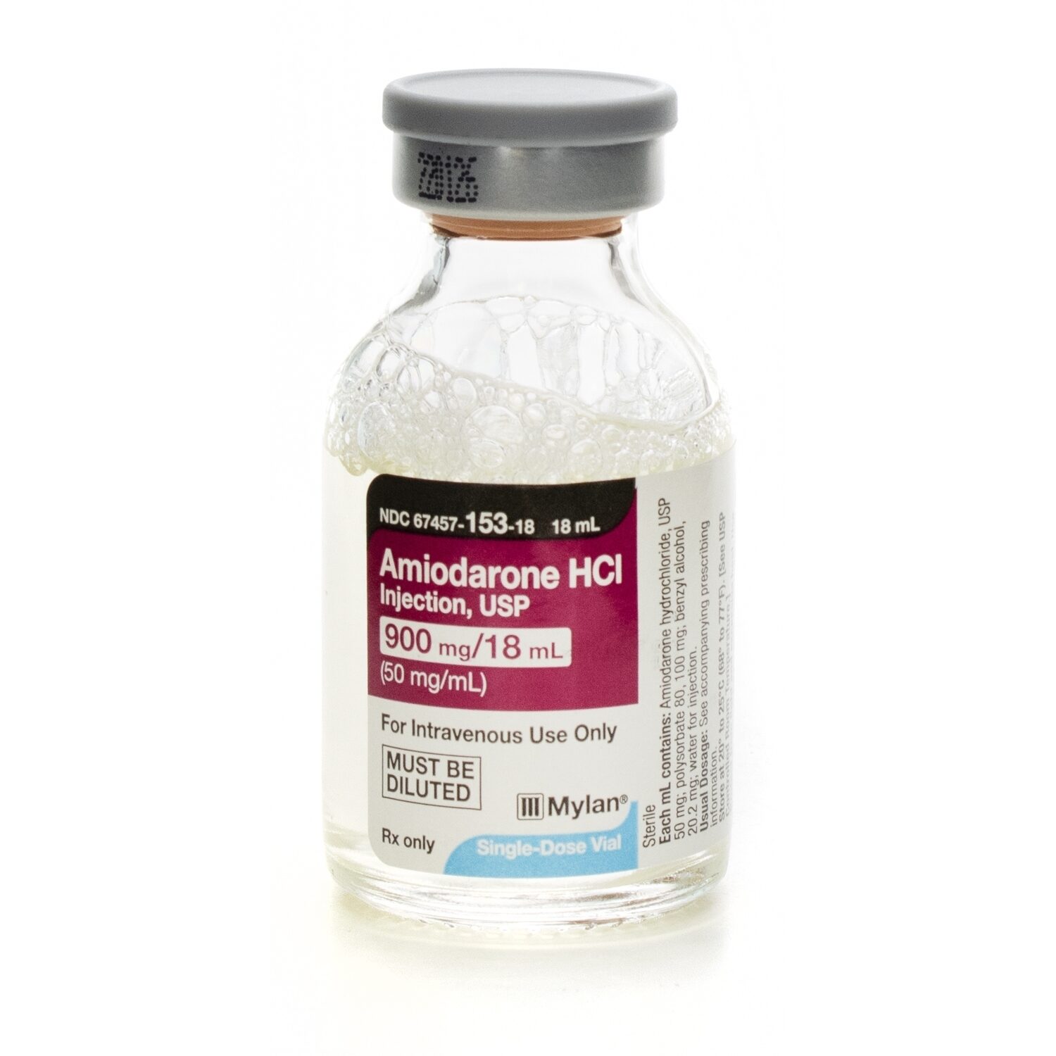 Amiodarone HCl, 50mg/mL, MDV, 18mL/Vial | McGuff