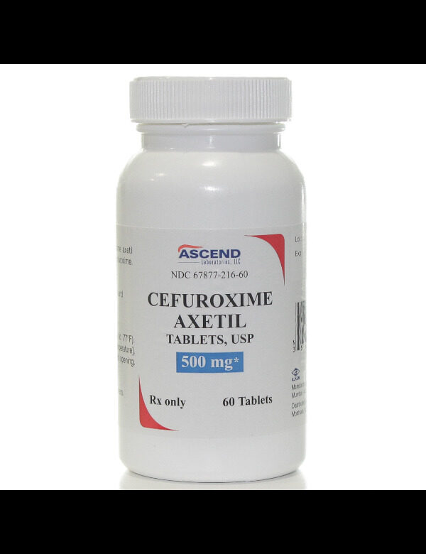 Cefuroxime, 500mg Tablets, 60/Bottle | McGuff