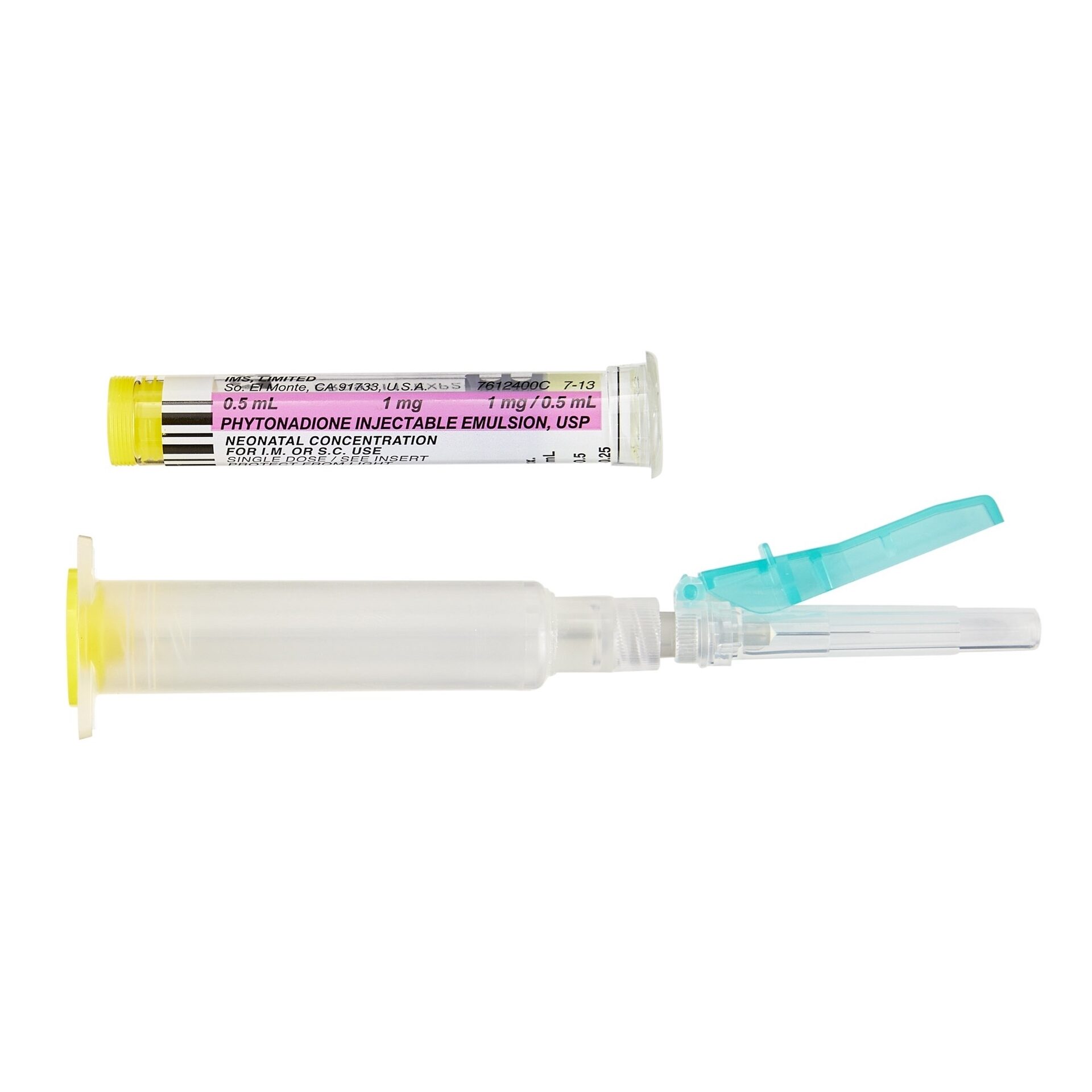 Vitamin K-1 (Phytonadione), 1mg/0.5ml Prefilled Syringe 10/Pack | McGuff