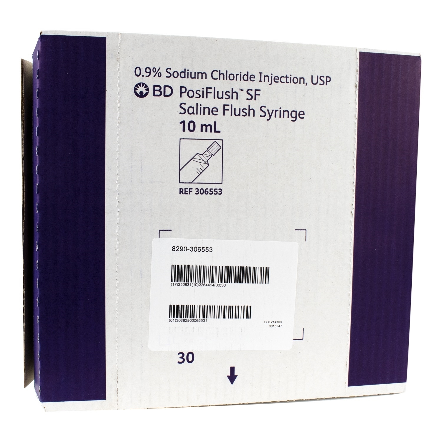 BD PosiFlush™ Sodium Chloride 0.9% Injection 10mL Prefilled Syringe ...