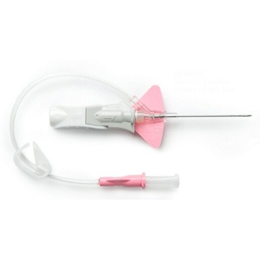 BD Nexiva™ Closed IV Catheter, 20/22/24 G Winged Hub With Single Port ...