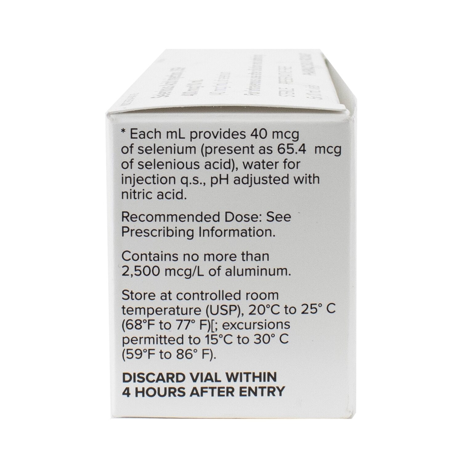 Selenious Acid Injection Selenium 40mcg Ml Sdv 10ml Mcguff
