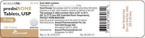 Prednisone, 5mg, 100 Tablets/Bottle | McGuff