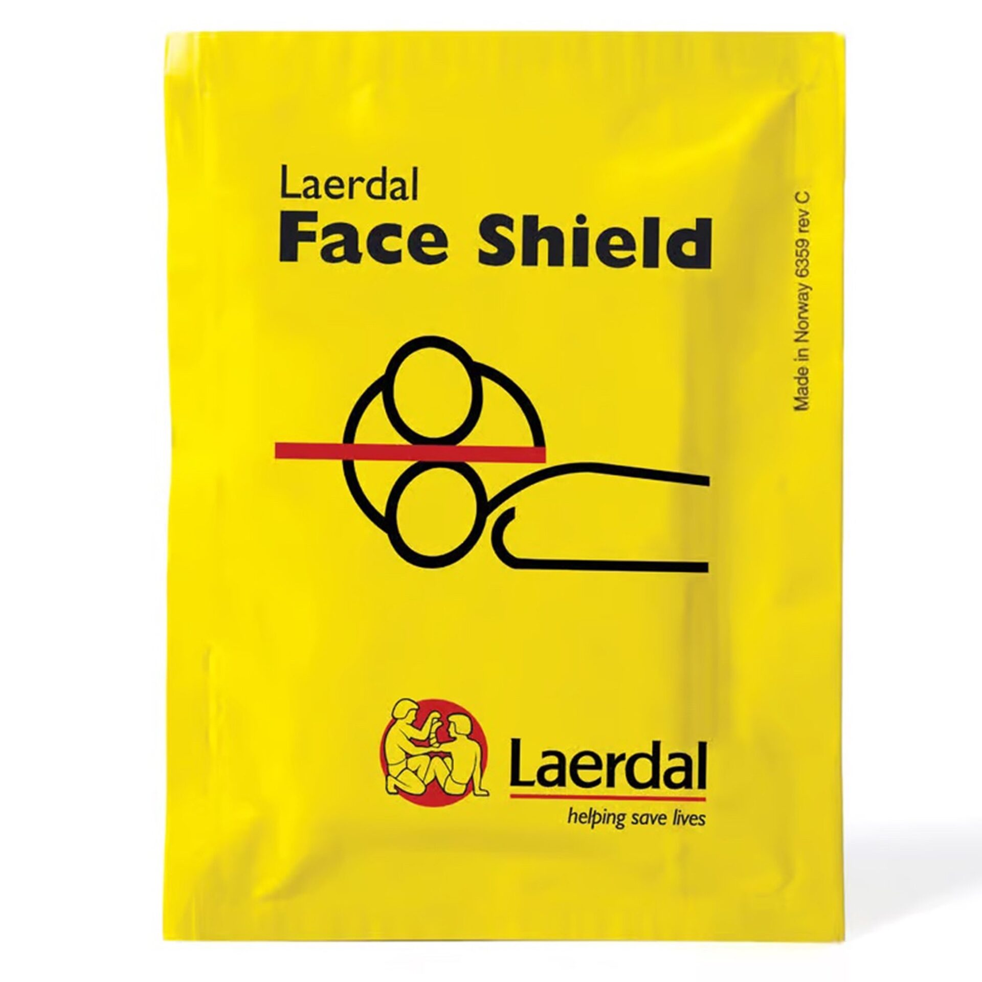 Mask, Barrier, C.P.R. Microshield, Disposable, Each | McGuff
