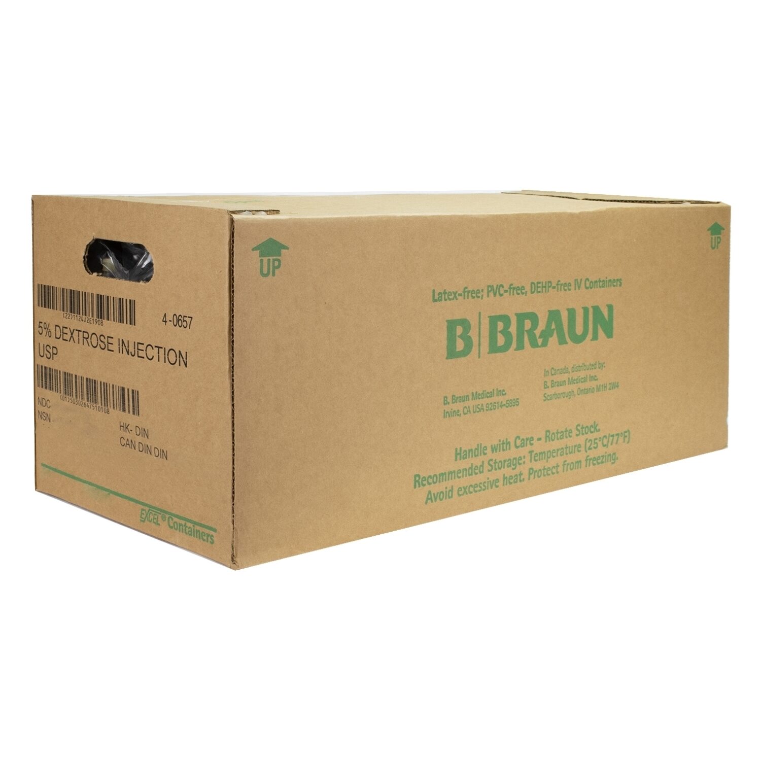 5% Dextrose IV Solution Injection, PAB® Partial Additive Bag, Latex/PVC/DEPH-free | McGuff