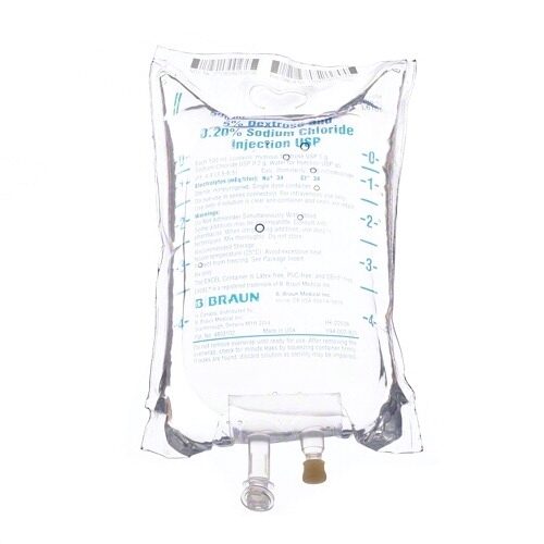 5% Dextrose and 0.20% Sodium Chloride IV Solution Injection, Excel® Bag, Latex/PVC/DEPH-free ...