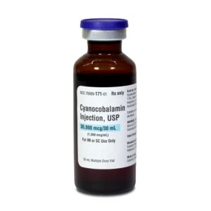 Cyanocobalamin (B12) Injection 1000 mcg/mL, Multiple Dose Vial 30 mL ...