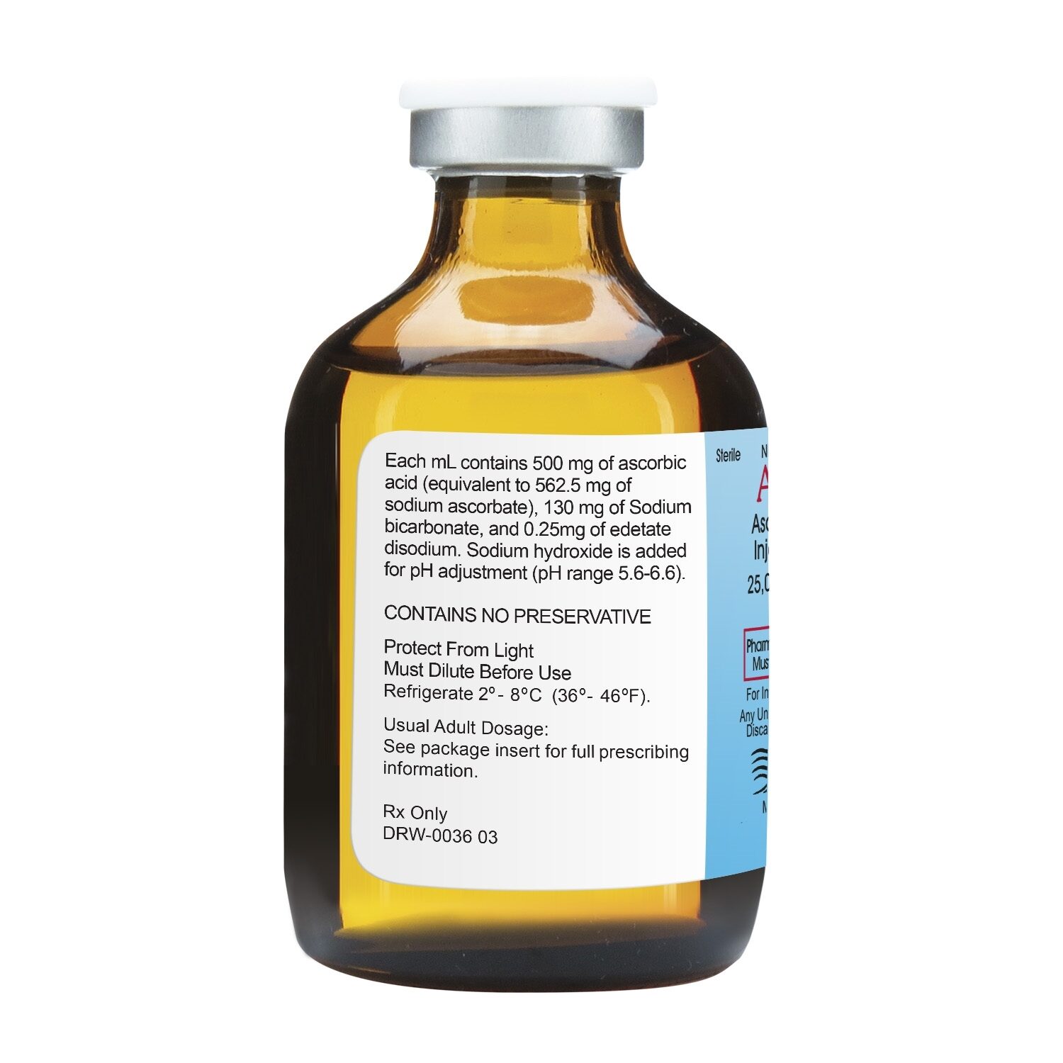 ASCOR® FDA-Approved Ascorbic Acid Injection (Vitamin C), USP, 500mg/mL ...