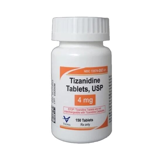 Tizanidine 4mg Tablets 150/Bottle | McGuff