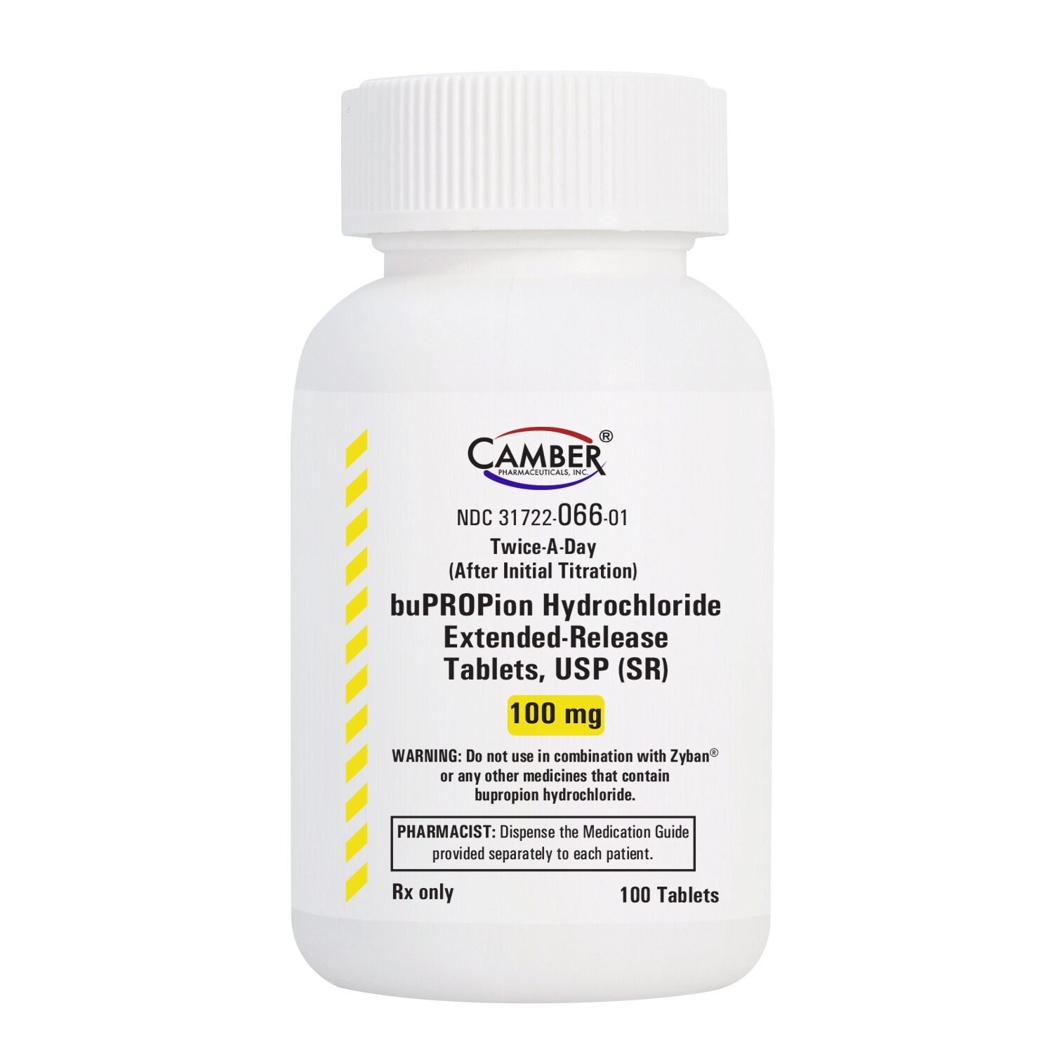 Bupropion HCl SR, 100mg, 100 Tablets/Bottle | McGuff