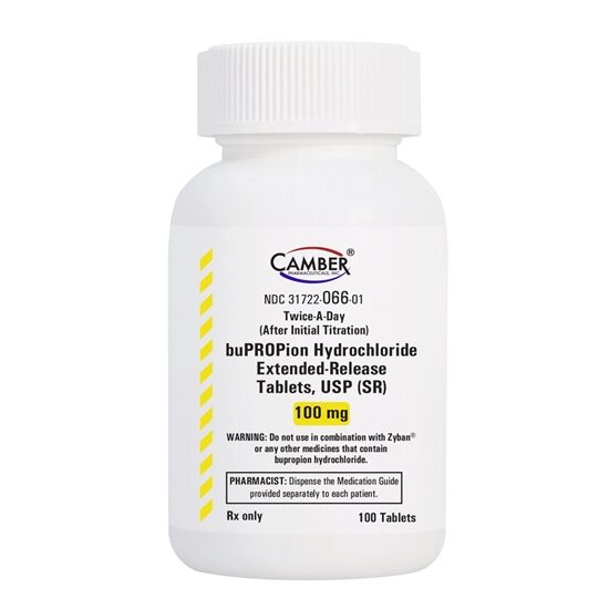 Bupropion HCl SR, 100mg, 100 Tablets/Bottle | McGuff
