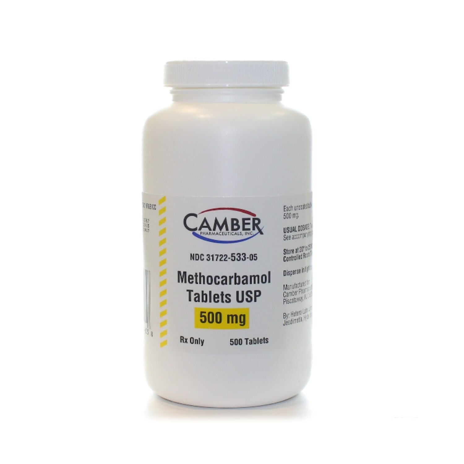 Methocarbamol 500 mg Tablets, 500 Counts | McGuff