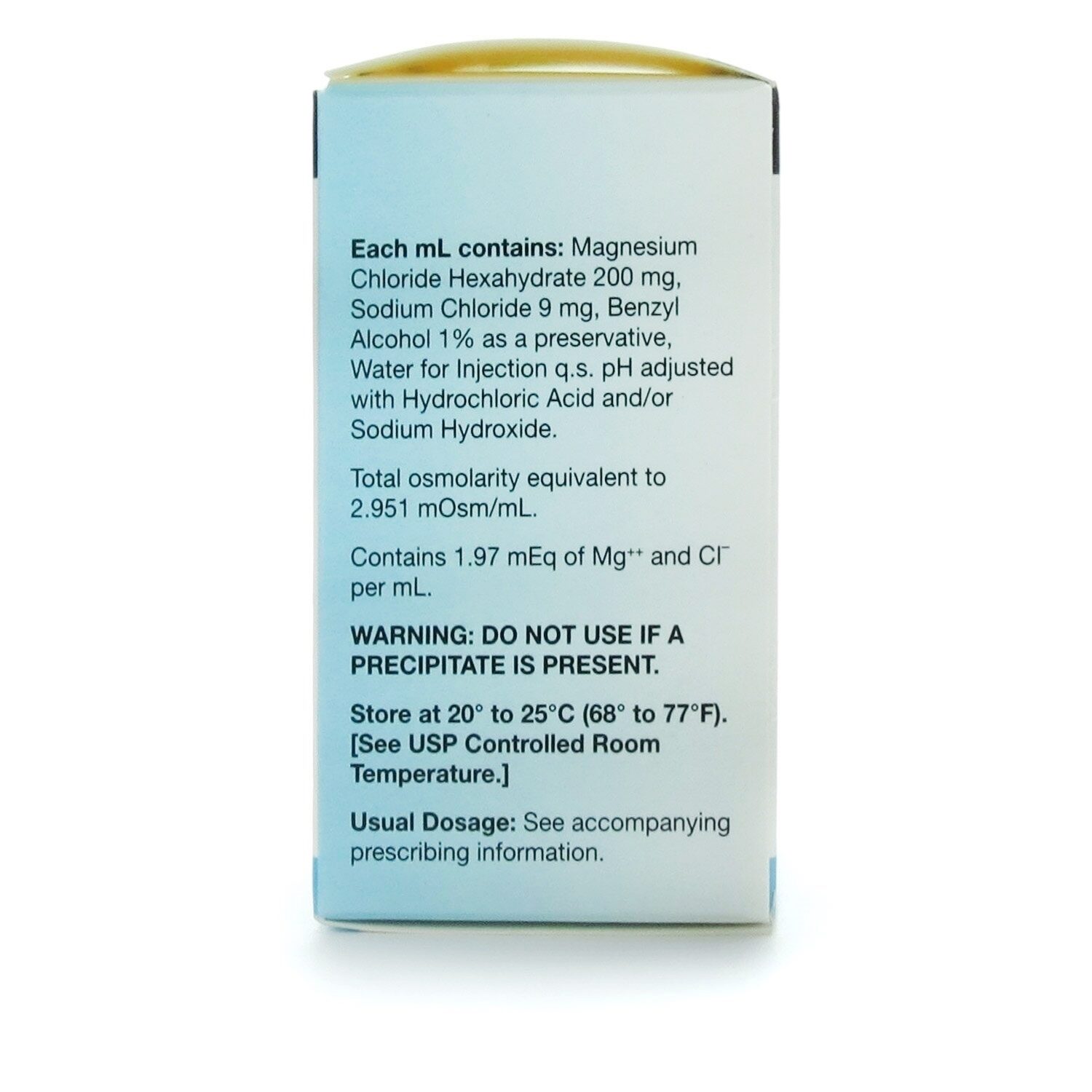 Magnesium Chloride 200mg/mL Injection 50mL Vial | McGuff