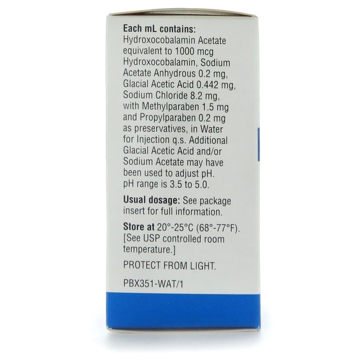 Hydroxocobalamin (B12) 1000mcg/mL Injection 30mL MDV | McGuff