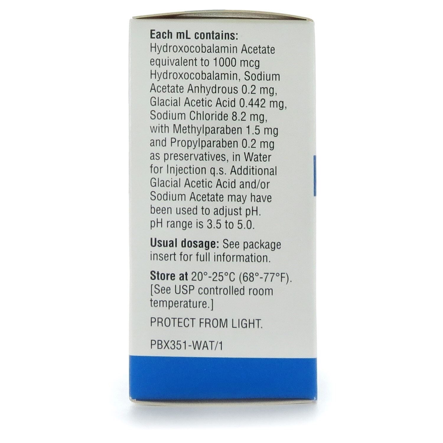 Hydroxocobalamin (B12) 1000mcg/mL Injection 30mL MDV | McGuff