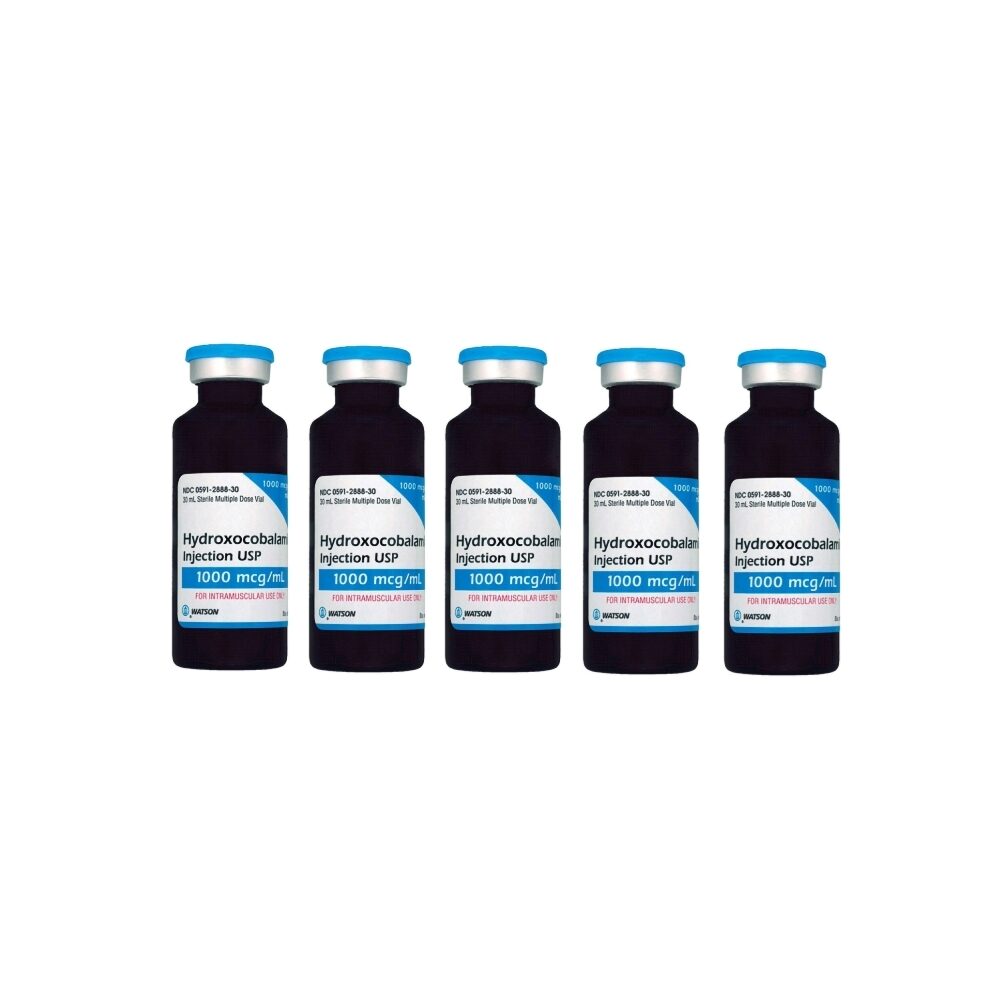 Hydroxocobalamin (B12) 1000mcg/mL Injection 30mL MDV | McGuff